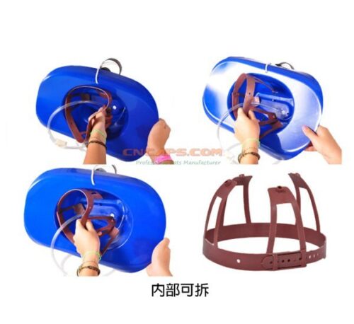 Custom printed helmet beer drinking cap w/ straw for X'mas - CNCAPS