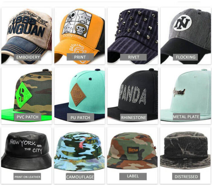 custom baseball cap 2 tone contrast color oem design - CNCAPS
