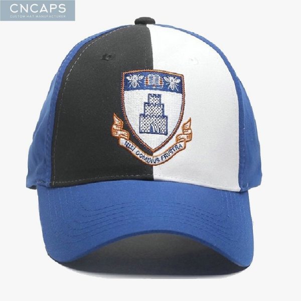 Custom Made Embroidered Removable Velcro Patch Baseball Cap