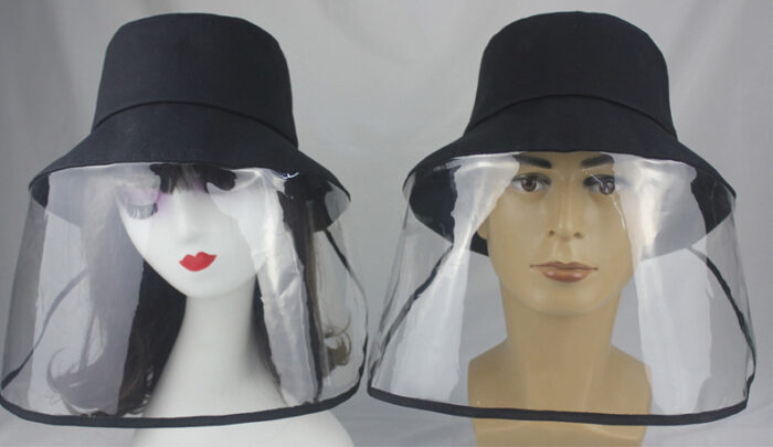 Custom Wholesale Cap with Face Transparent Mask - CNCAPS