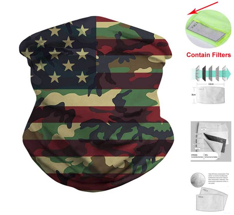 Wholesale Fleece Neck Gaiter Warmer Custom Print (Half Fleece Version)