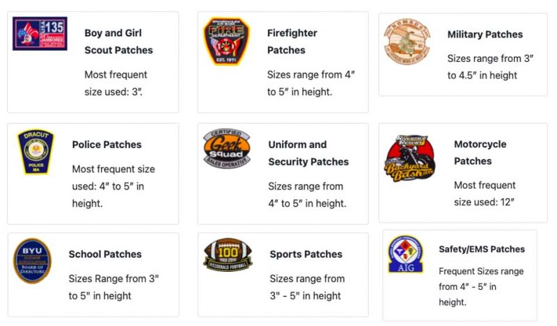 Custom Patches | Iron on Embroidered Patches | Make Your Own Patches