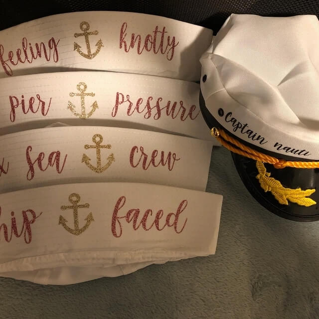 Wholesale Custom Captain Hats Yacht Boat Sailor Bride Nautical Caps