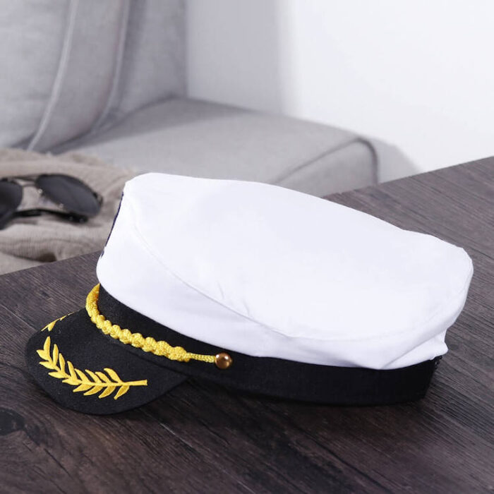 Customizable Captain Hat Yacht Boat Navy Sailor Ship Cap for Kids ...